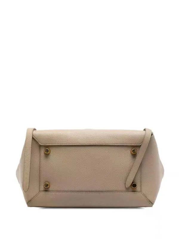 Celine Mini Grained Calfskin Belt Bag Satchel - Neutrals