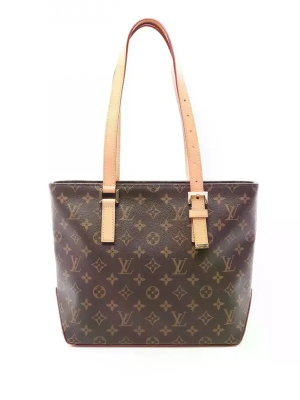 LOUIS VUITTON Monogram Cabas Piano Tote Bag - Brown
