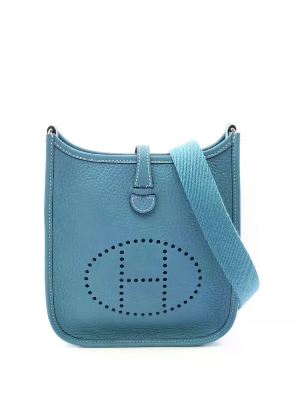 Hermès 1945-1970 Clemence Evelyne Tpm Shoulder Bag - Blue