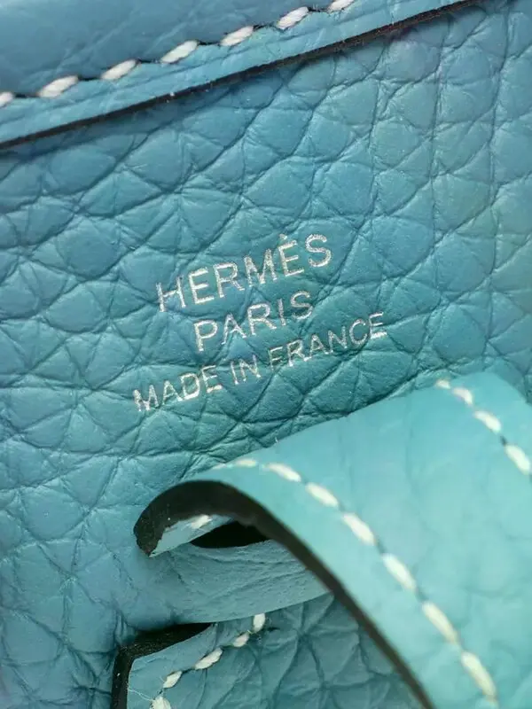 Hermès 1945-1970 Clemence Evelyne Tpm Shoulder Bag - Blue