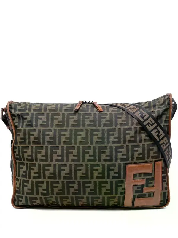 Fendi Zucca Canvas Crossbody Bag