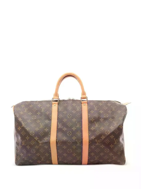 LOUIS VUITTON Monogram Keepall 50 Boston Bag