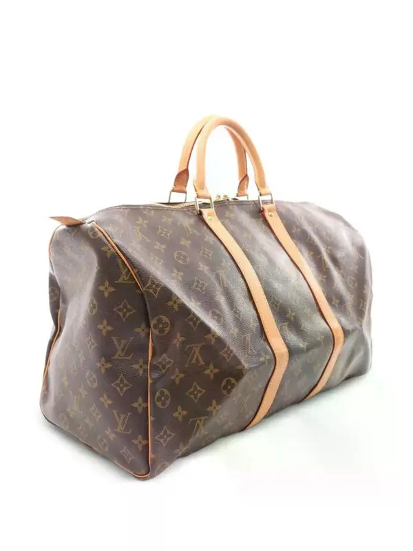 LOUIS VUITTON Monogram Keepall 50 Boston Bag