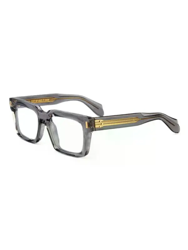 CUTLER & GROSS Rectangle Frame Eyeglasses - Grey