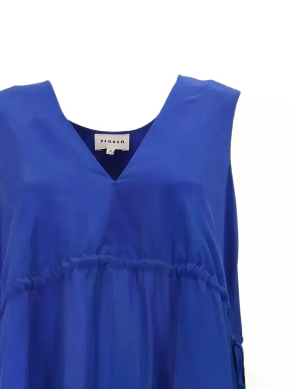 P.a.r.o.s.h Silk Maxi Dress - Blue