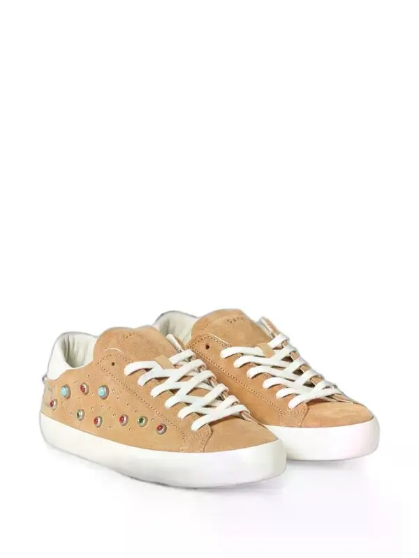 D.a.t.e. Stud-embellished Suede Sneakers