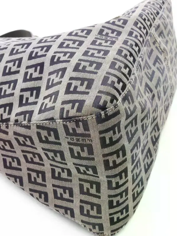Fendi Zucchino Mamma Baguette Shoulder Bag