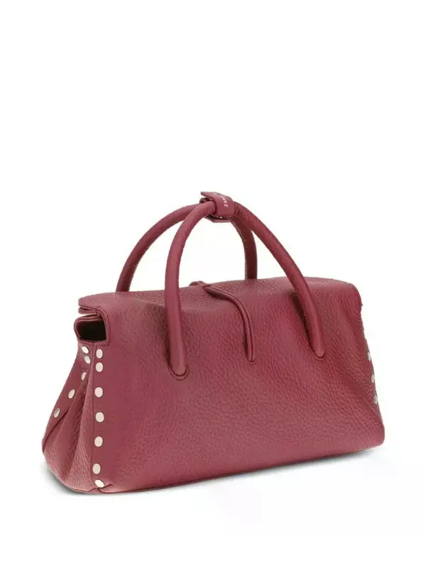 ZANELLATO Small Dotta Centauro Leather Satchel - Red
