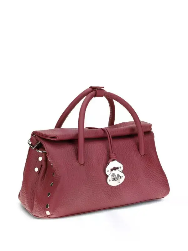 ZANELLATO Small Dotta Centauro Leather Satchel - Red