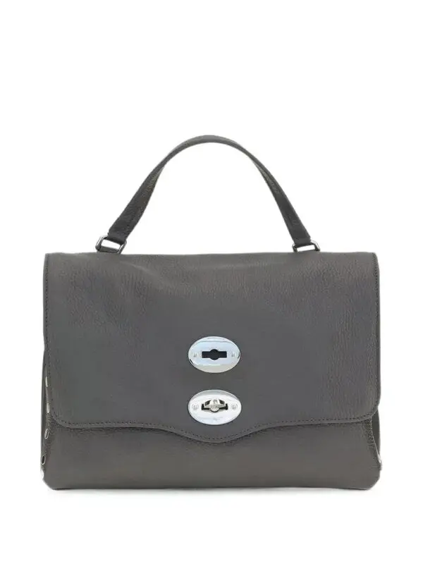 ZANELLATO Postina Daily Leather Satchel - Grey