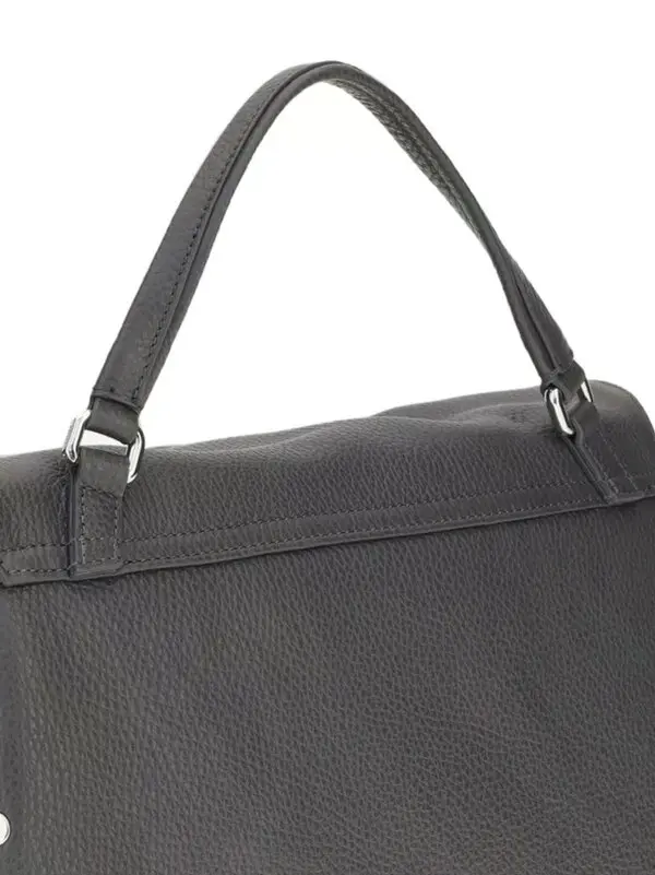 ZANELLATO Postina Daily Leather Satchel - Grey