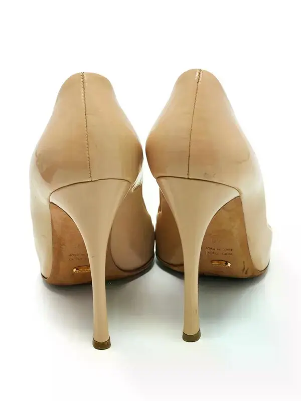 SERGIO ROSSI Round-toe Patent Leather Pumps