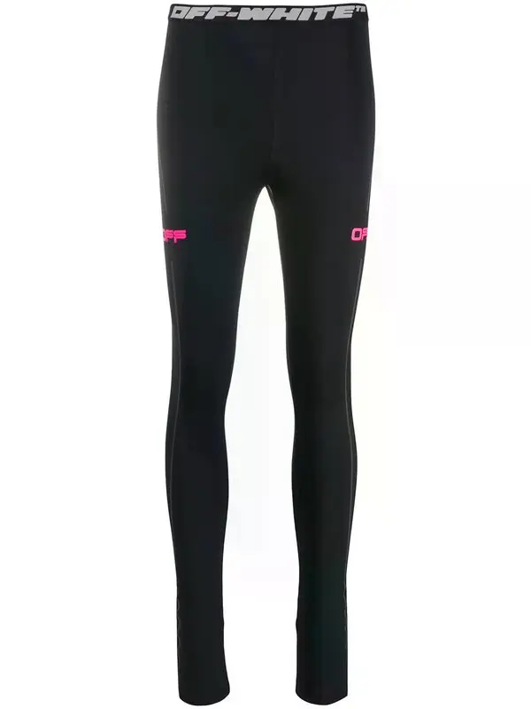 Off-White Logo Printed Leggings