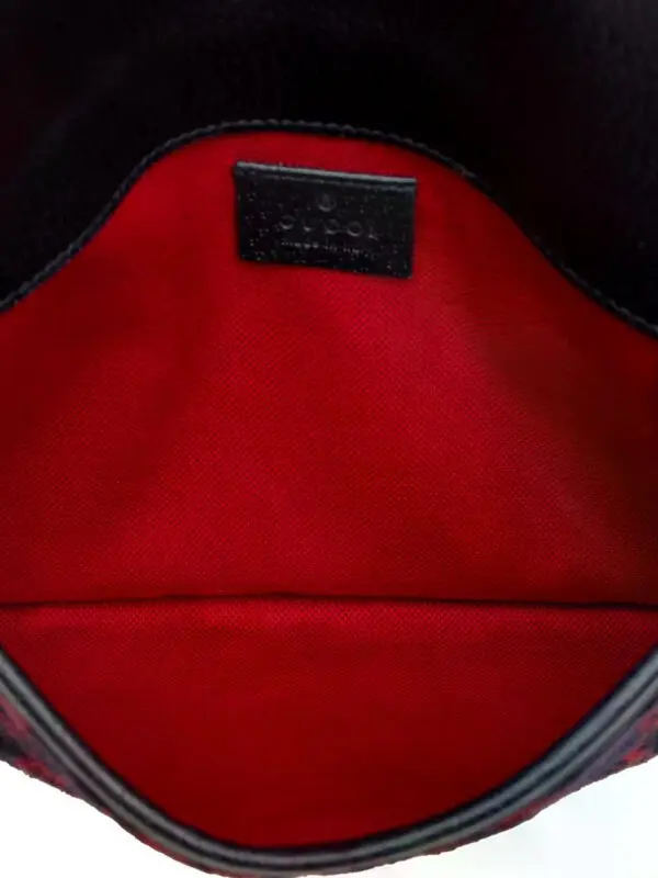 Gucci Gg Wool Slim Belt Bag - Black