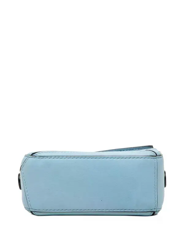 Loewe Nano Calfskin Puzzle Satchel - Blue