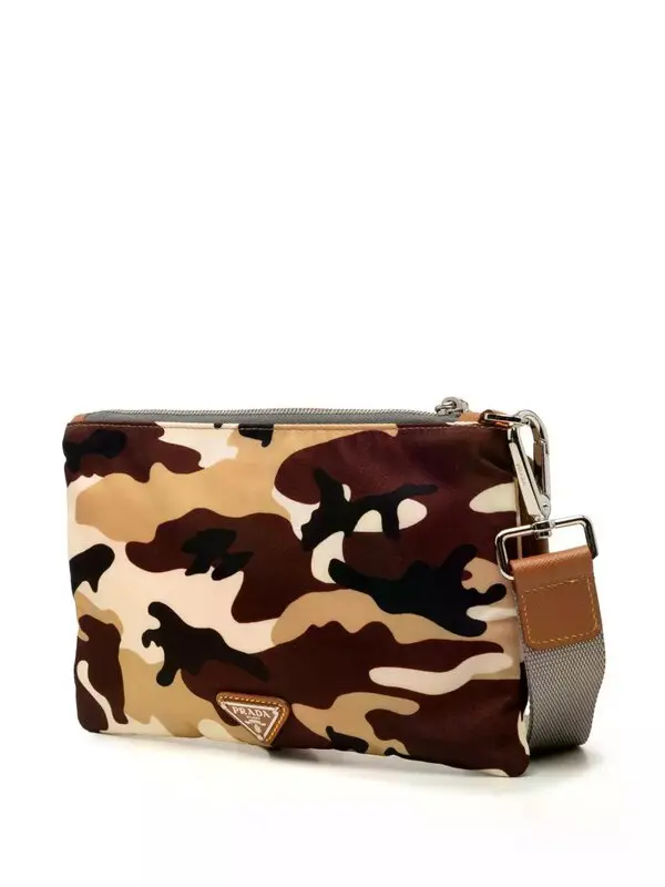 Prada Tessuto Camouflage Clutch Bag