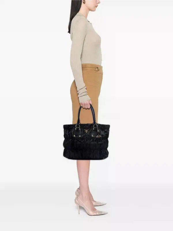 Prada Tessuto Gaufre Tote Bag