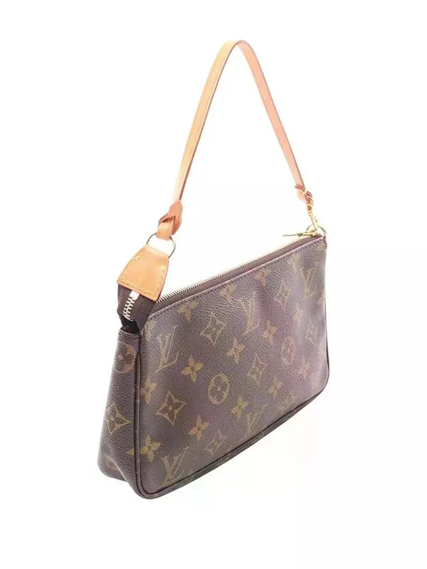 LOUIS VUITTON Monogram Pochette Accessoires Shoulder Bag - Brown
