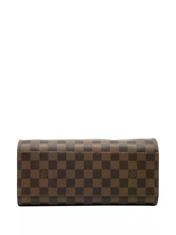 LOUIS VUITTON Damier Ebene Triana Handbag - Brown