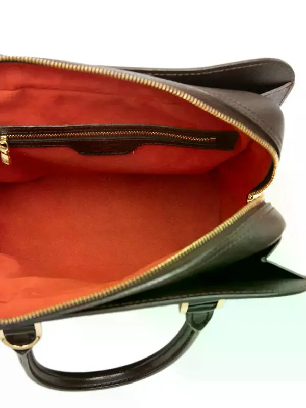 LOUIS VUITTON Damier Ebene Triana Handbag - Brown