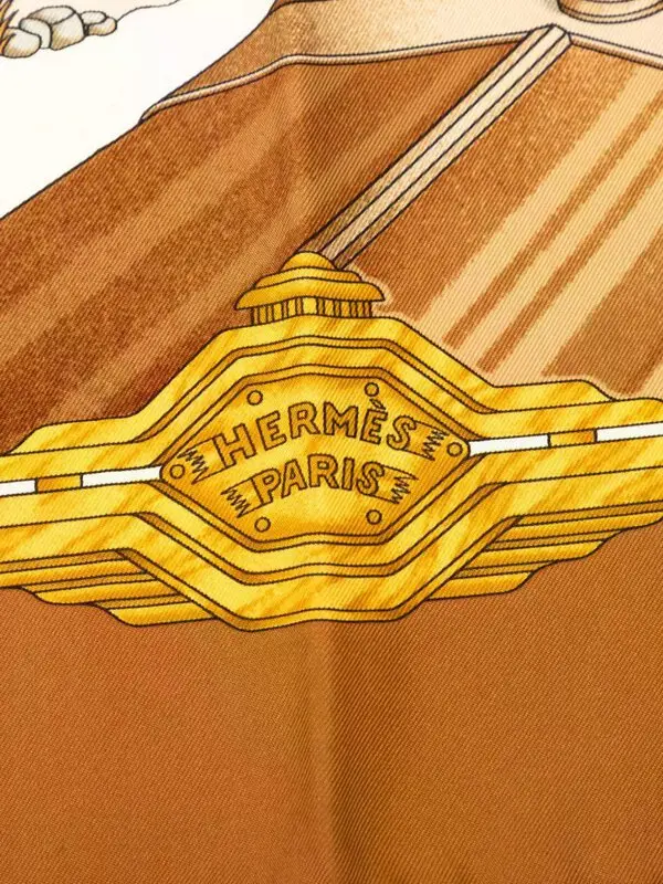 Hermès 1980-2010 Automobile Silk Scarf 90 Scarves