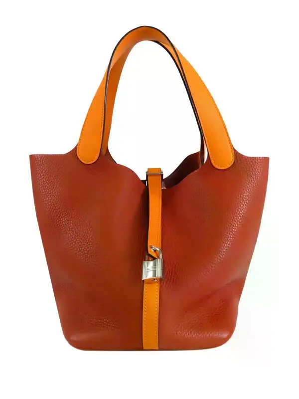 Hermès 2016 Bicolor Picotin Lock 22 Handbag - Orange