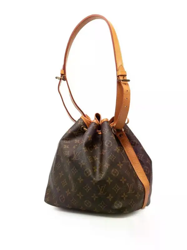 LOUIS VUITTON Monogram Petit Noe Bucket Bag