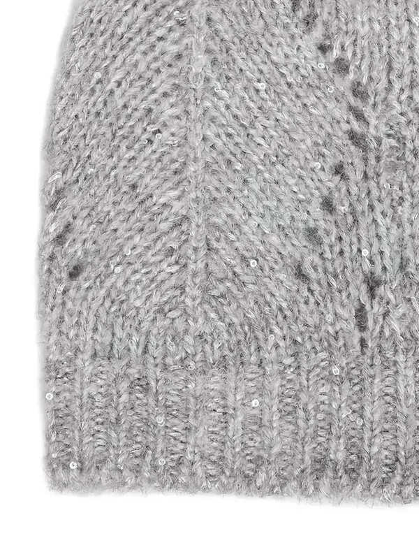 Peserico Openwork Beanie Hat