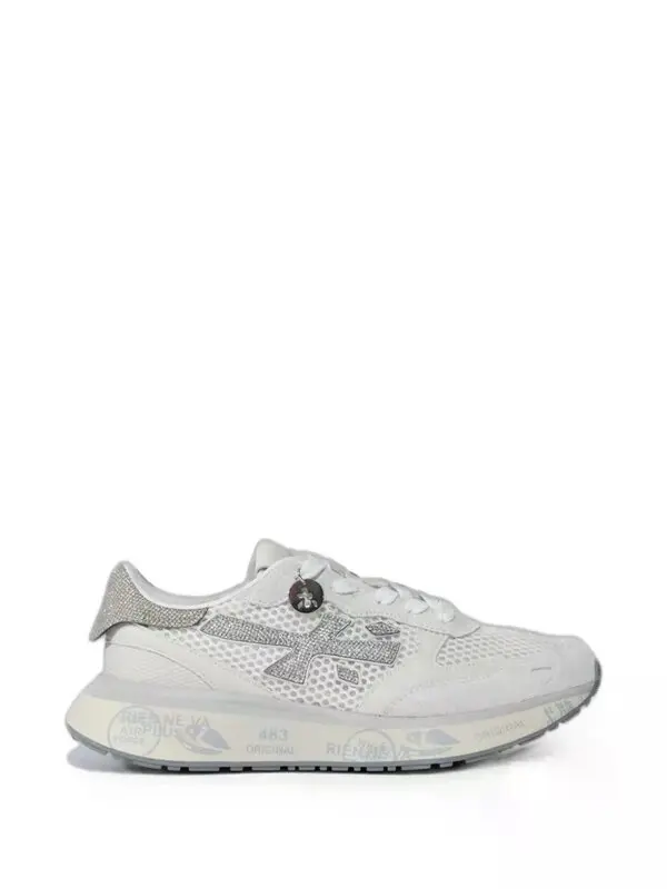 Premiata Lauryn Glitter-effect Mesh Sneakers