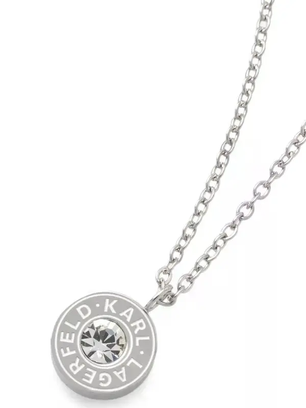 Karl Lagerfeld Crystal-embellished Pendant Necklace