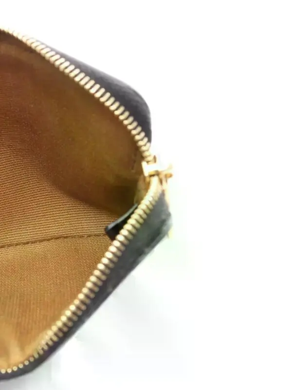 Celine 2010s Triomphe Coin Purse - Black