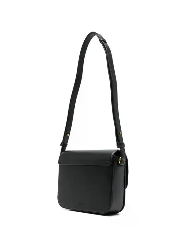SESSUN Leather Shoulder Bag With Gold-tone Hardware