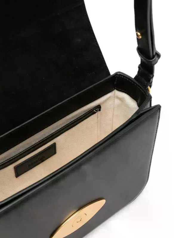 SESSUN Leather Shoulder Bag With Gold-tone Hardware
