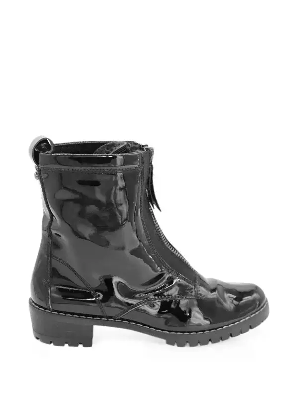 STUART WEITZMAN Zip-up Patent Leather Boots
