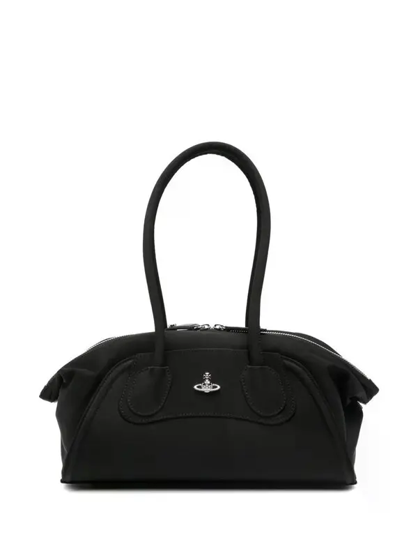 VIVIENNE WESTWOOD Orb-plaque Shoulder Bag - Black