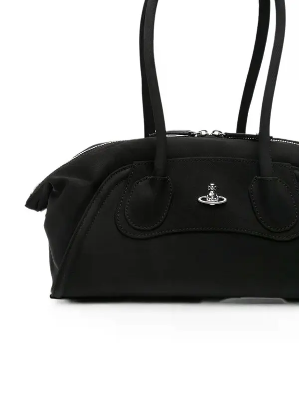 VIVIENNE WESTWOOD Orb-plaque Shoulder Bag - Black