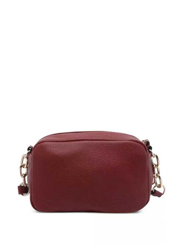 Liu Jo Grained-effect Cross Body Bag With Logo Plaque