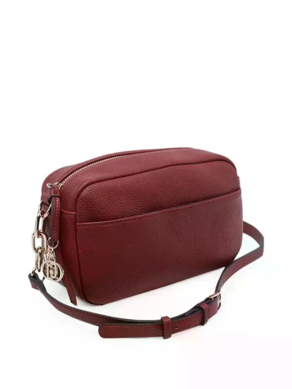 Liu Jo Grained-effect Cross Body Bag With Logo Plaque