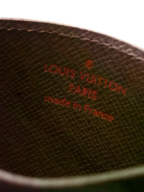 LOUIS VUITTON 2008 Damier Ebene Card Holder