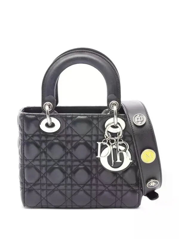 Dior Small Lady Tote Bag - Black