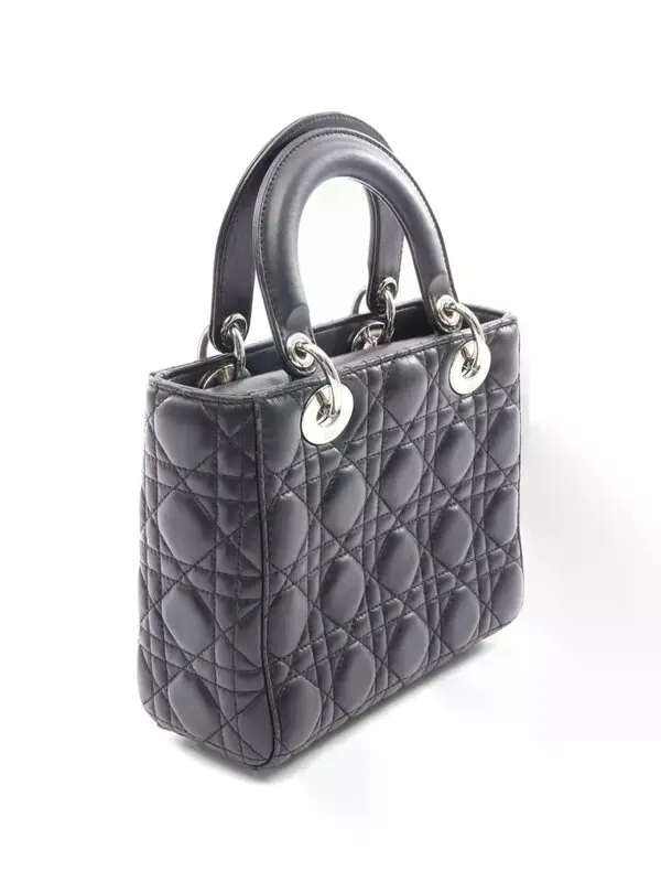Dior Small Lady Tote Bag - Black