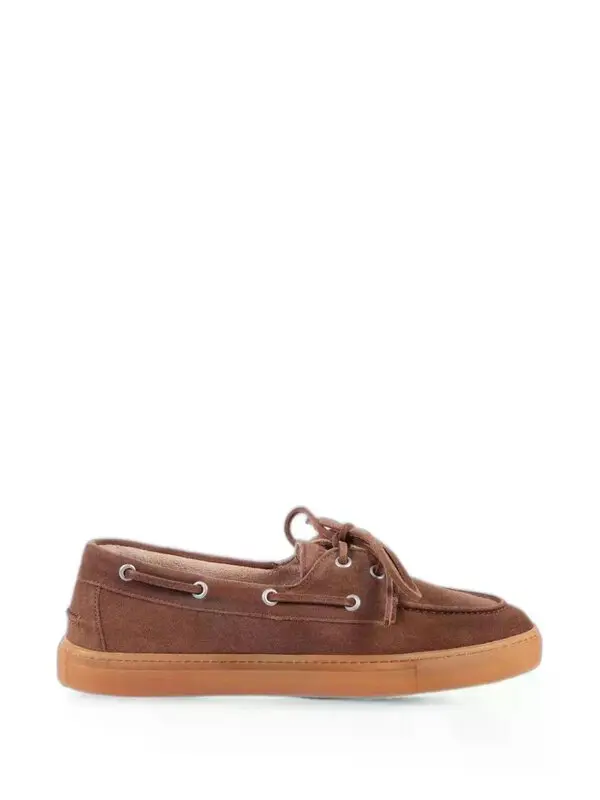 SUMMERY COPENHAGEN Suede Boat Shoes