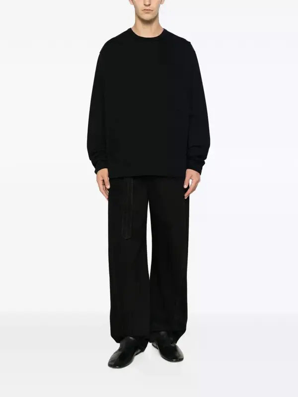LEMAIRE Chest Pocket Sweatshirt - Black