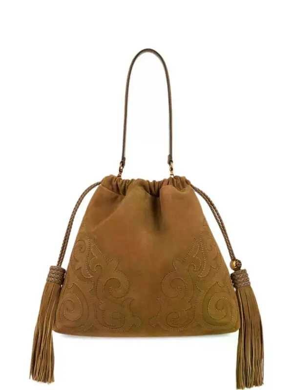 Etro Medium Kalispera Suede Bag