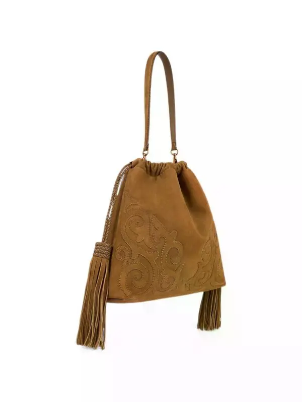 Etro Medium Kalispera Suede Bag