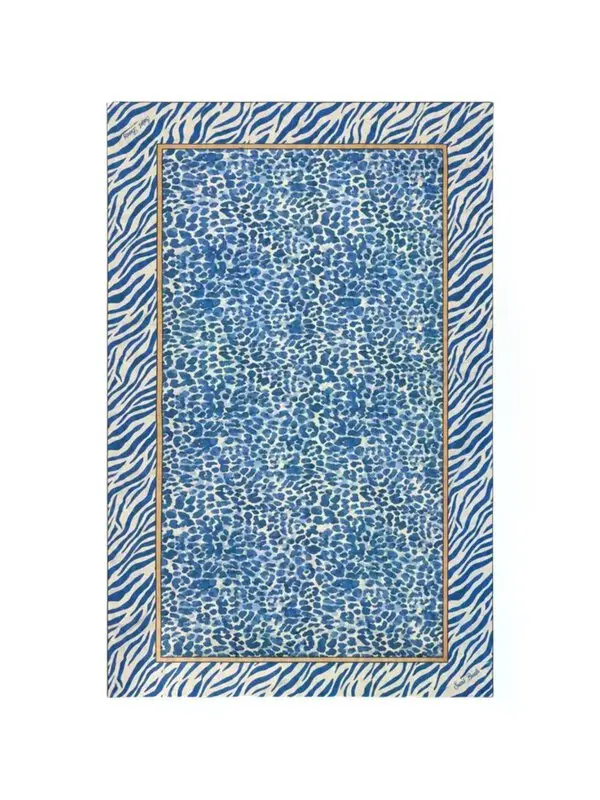 MC2 SAINT BARTH Tahiti Graphic-print Sarong - Blue