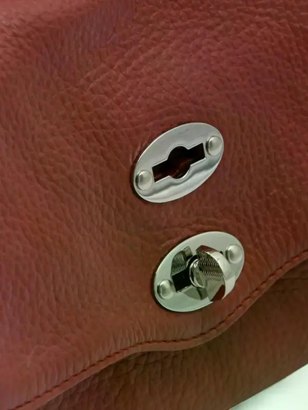 ZANELLATO Baby Postina Studded Leather Tote Bag - Red
