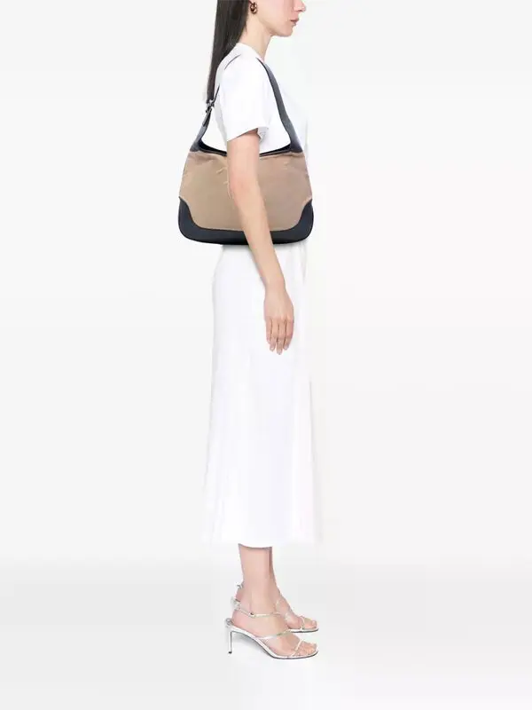 Gucci Canvas Jackie Shoulder Bag
