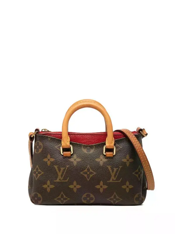 LOUIS VUITTON Monogram Canvas Pallas Satchel - Brown