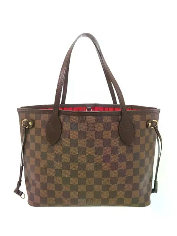 LOUIS VUITTON Damier Ebene Neverfull Pm Tote Bag